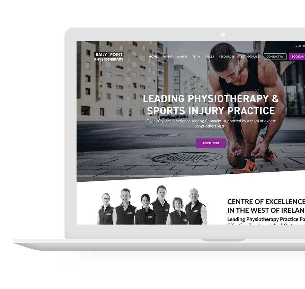 Physiotherapy Website Design & Development Ireland | Effector