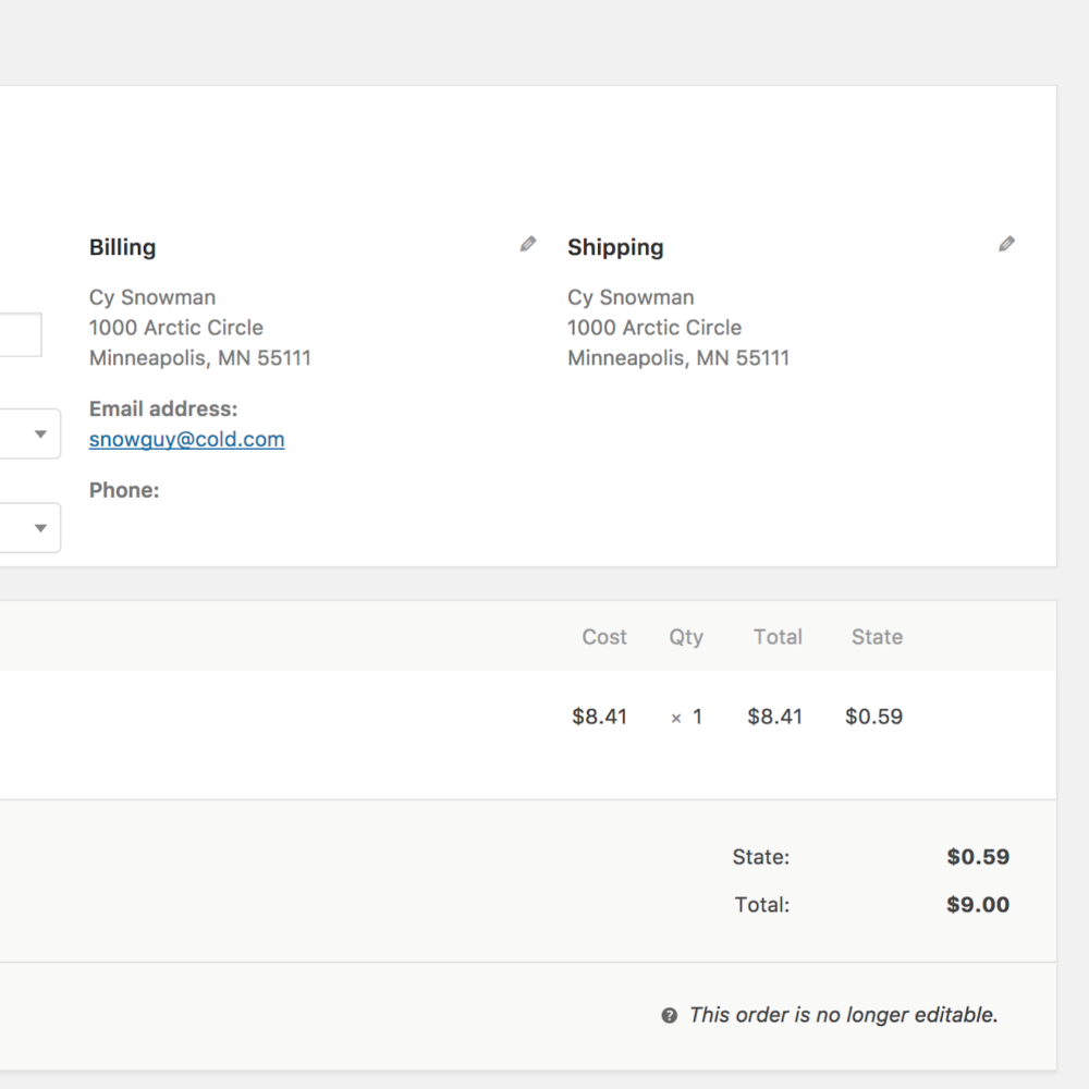Viewing Orders - Effector